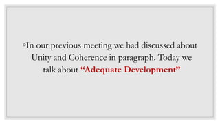 Developing a good paragraph Senny & Restu.pptx