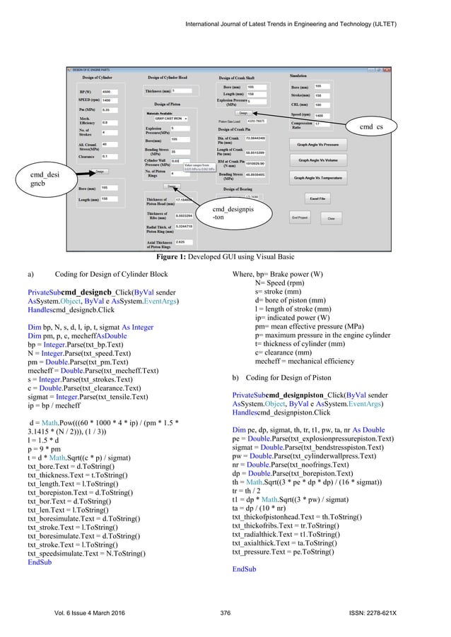 Developing a gui based design software in | PDF