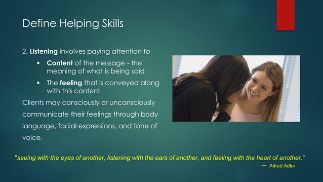 Developing a Helping Relationship | PDF | Dating | Family and Relationships