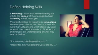 Developing a helping relationship | PPT