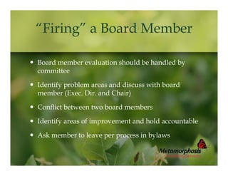 Developing a High Performing Board | PDF