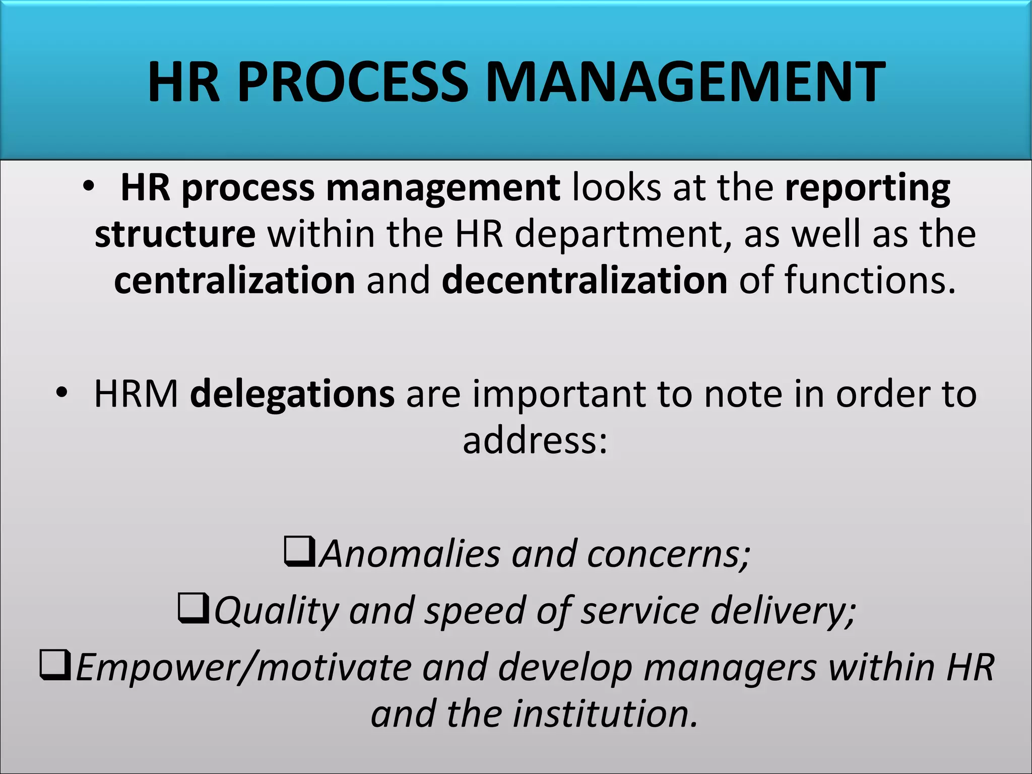 Developing a HRM Governance Framework: Principles, Processes & Best Practices | PDF | Human ...