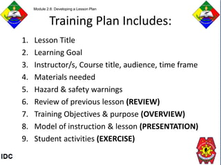 Developing a lesson plan | PPTX