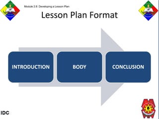 Developing a lesson plan | PPTX
