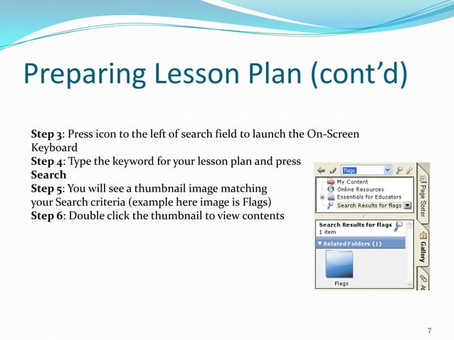 Developing a lesson plan with smart board | PPTX