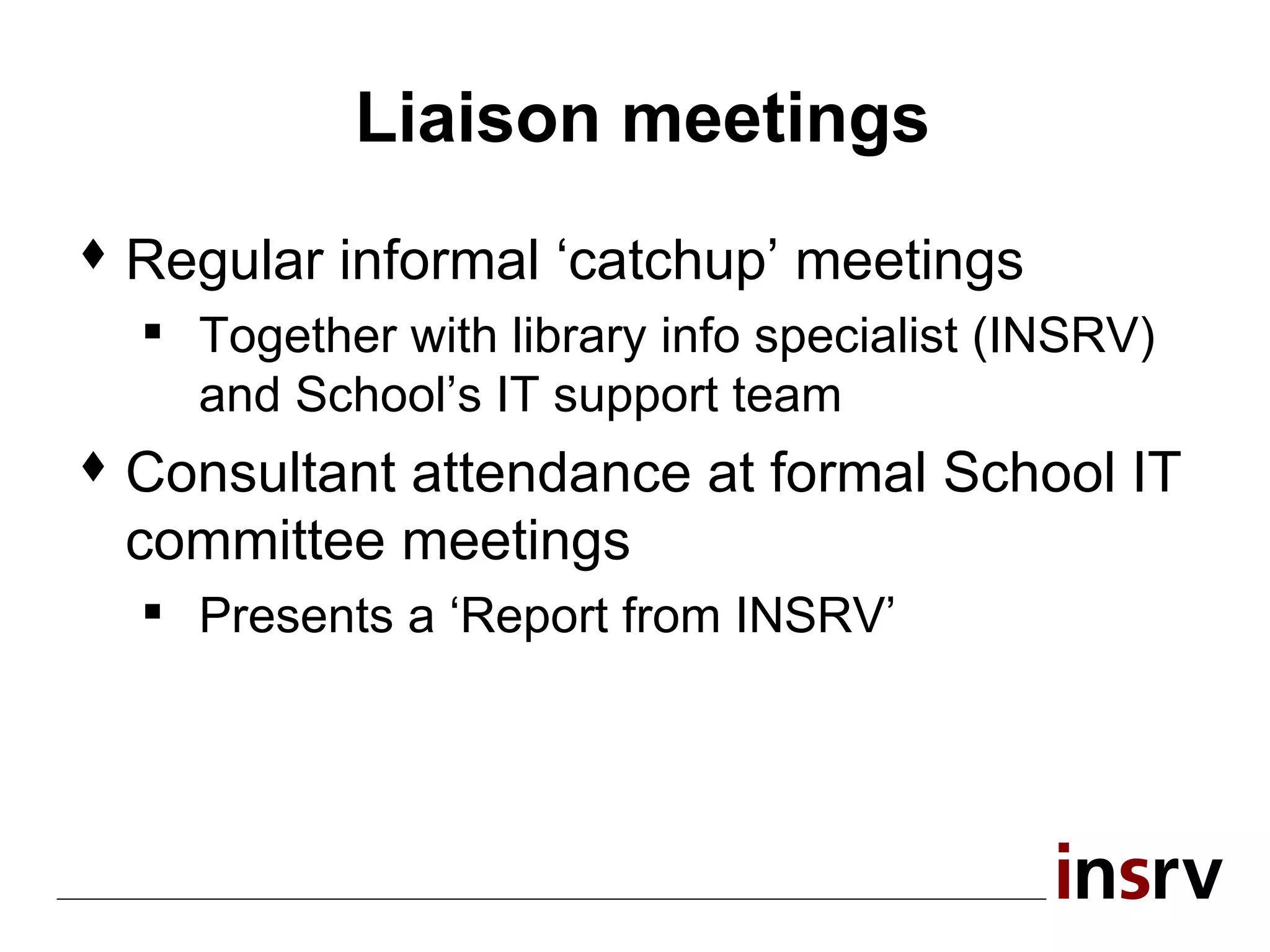 Developing A Liaison Network | PPT