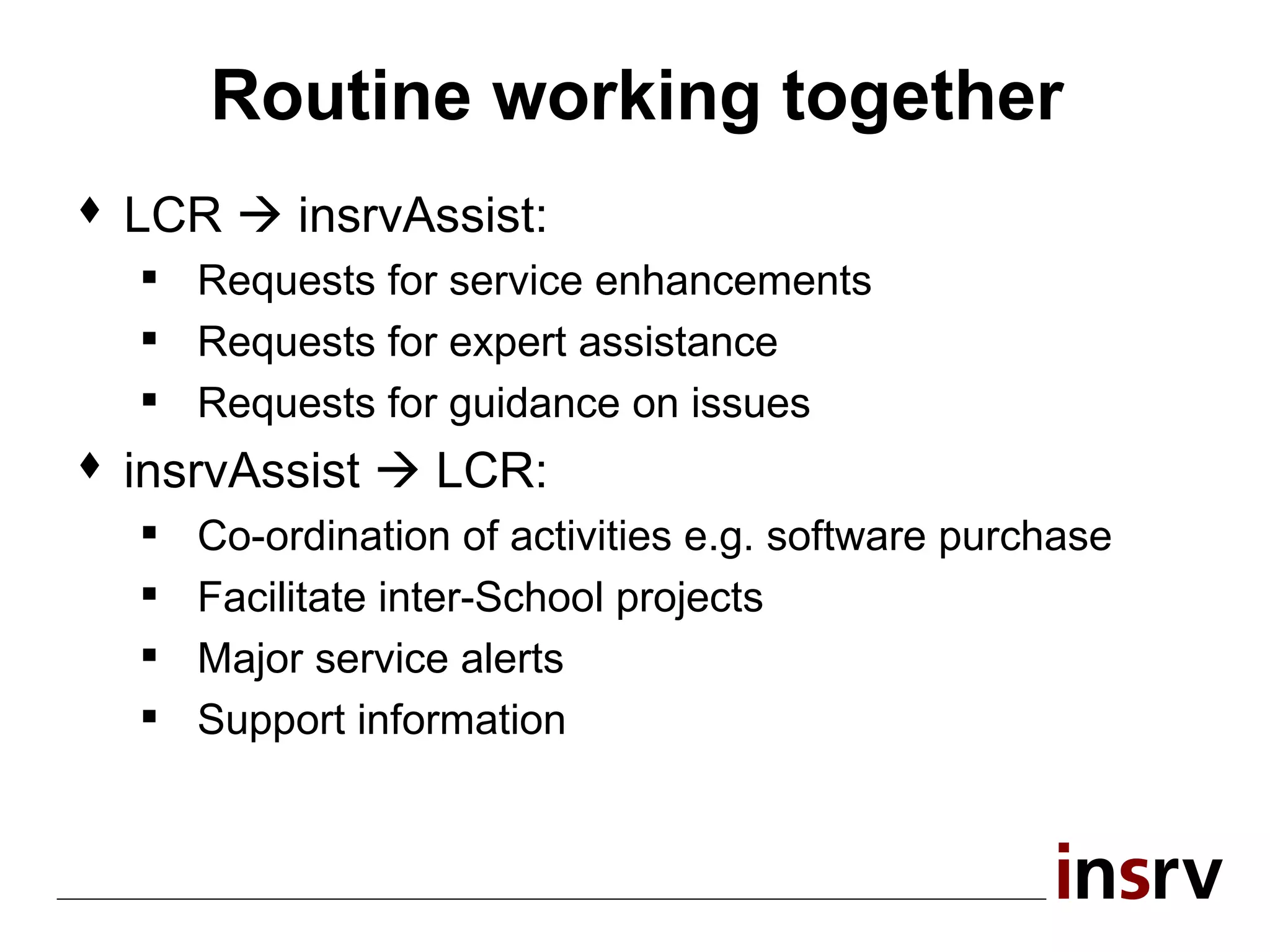 Developing A Liaison Network | PPT