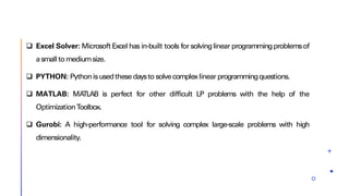 Developing a Linear Programming Model - Comprehensive Homework Solution Blueprint | PPT