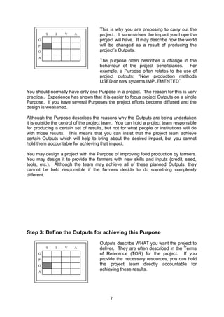 Developing a Logical Framework Guide, Developmental Public ...