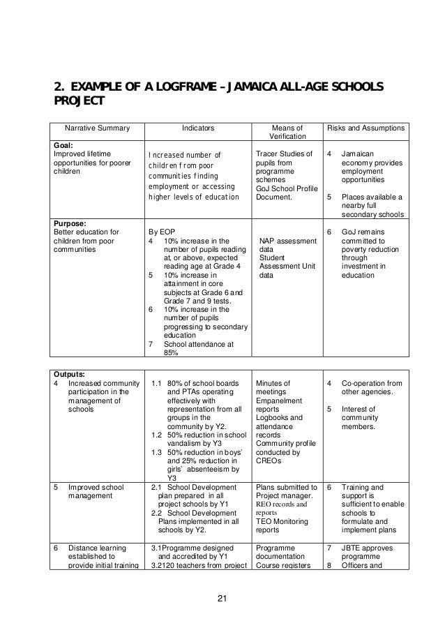 Developing a Logical Framework Guide, Developmental Public Administra…