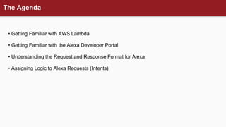 Developing Amazon Alexa Skills with the Go Programming Language | PPTX | Technology & Computing