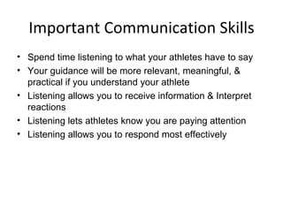 Developing a mental training plan for your athletes | PPT