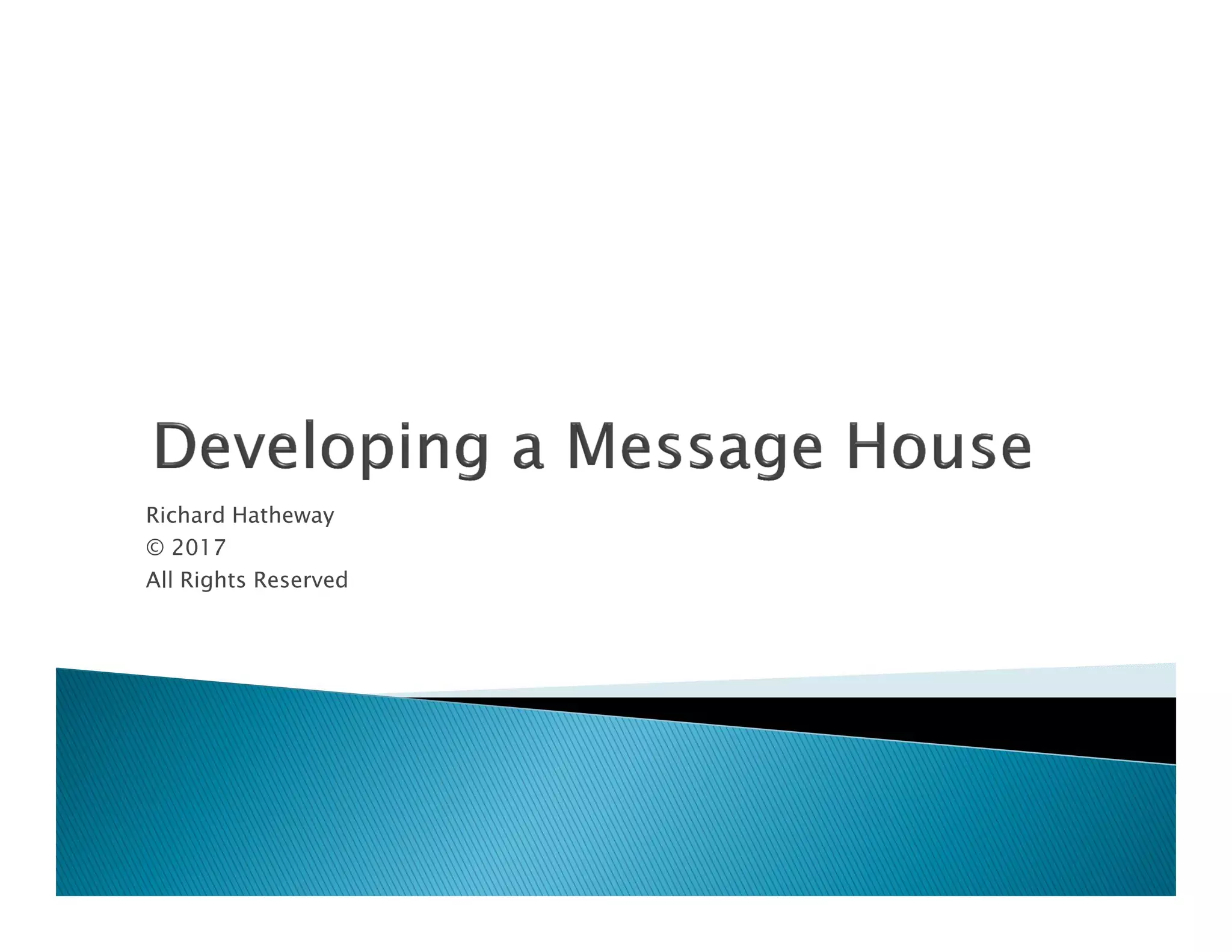 Developing a Message House | PDF