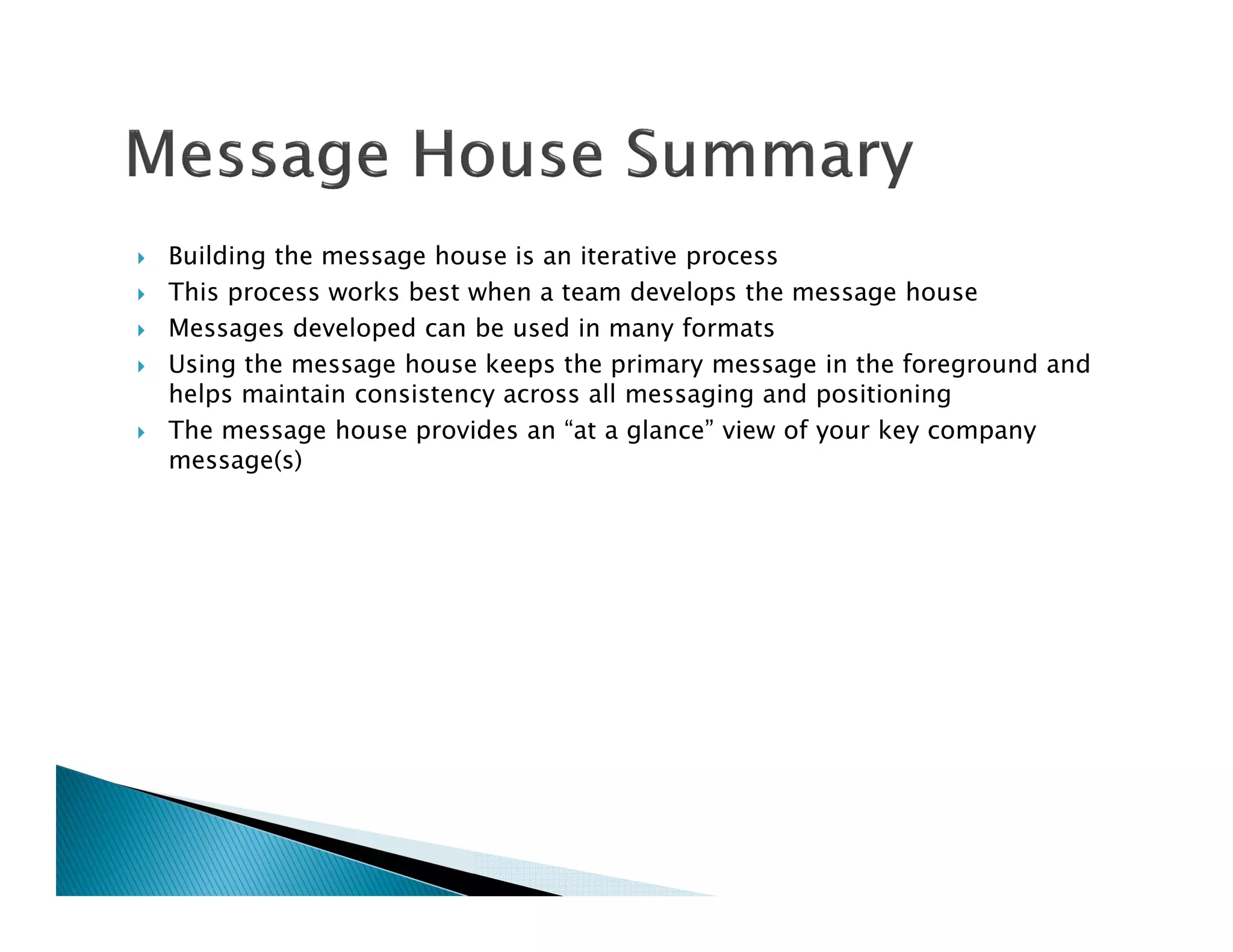 Developing a Message House | PDF