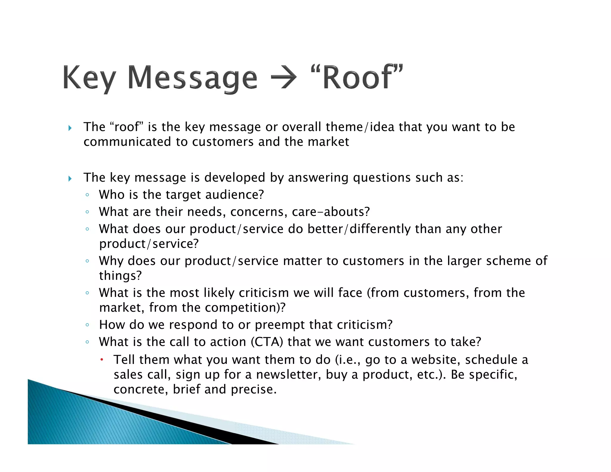 Developing a Message House | PDF