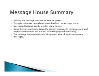 Developing a Message House | PDF