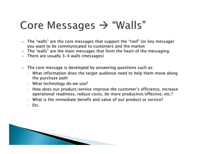 Developing a Message House | PDF