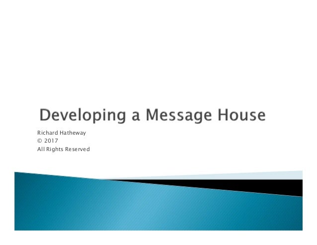 Developing a Message House