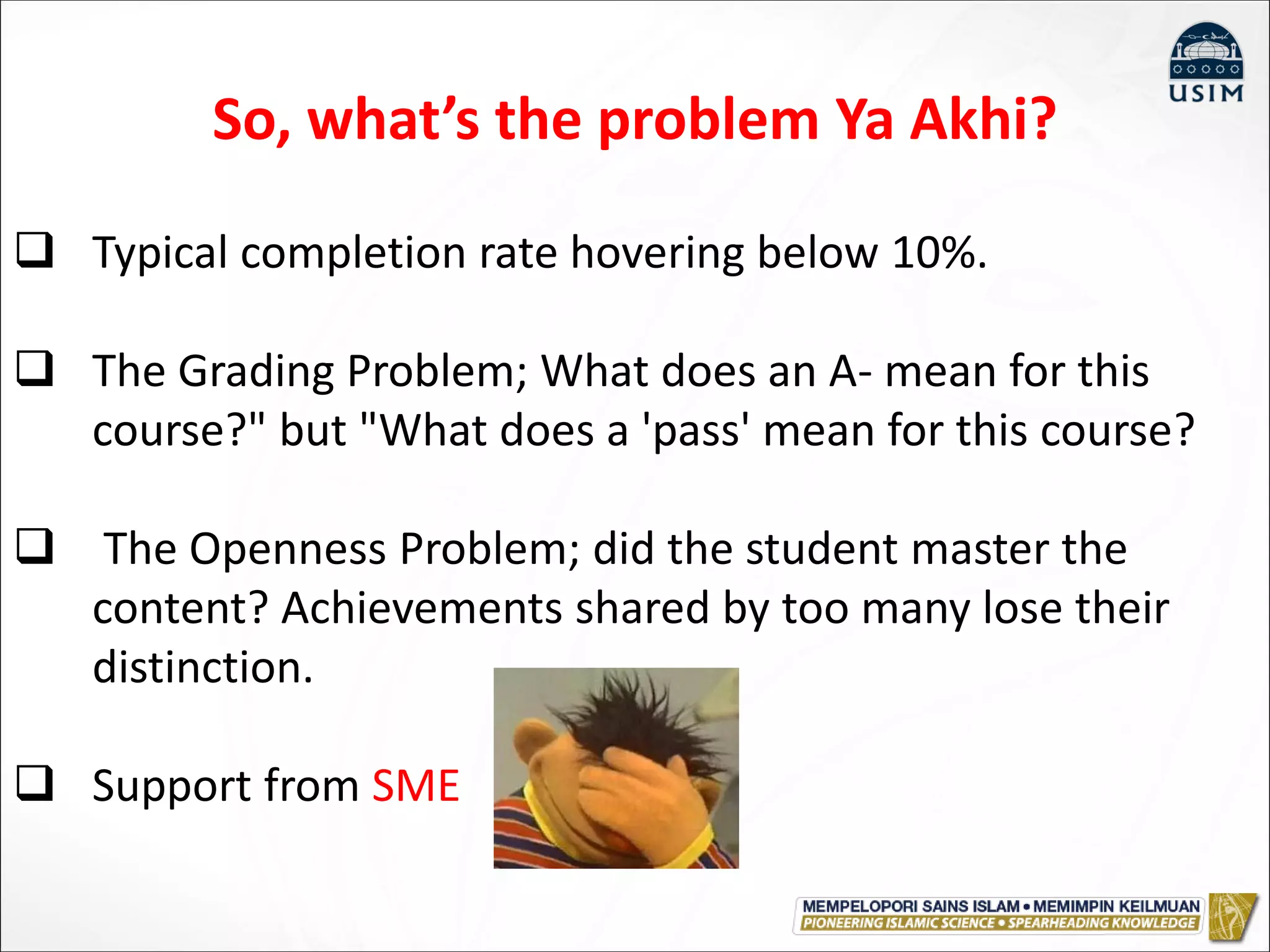 Developing an Arabic Language MOOCs: Strategies and Challenges | PPT