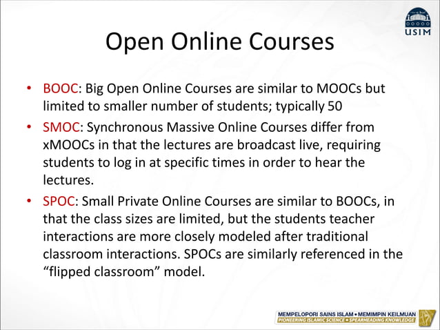 Developing an Arabic Language MOOCs: Strategies and Challenges | PPT