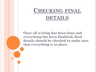 Developing an assignment | PPTX