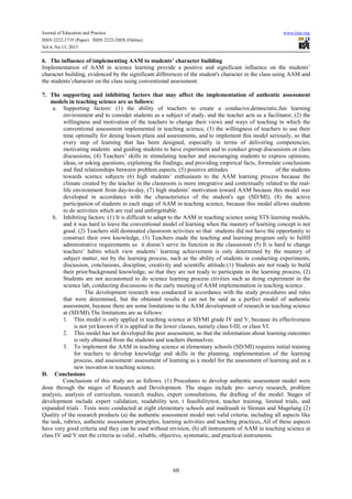 Developing an authentic assessment model in elementary school science teaching | PDF