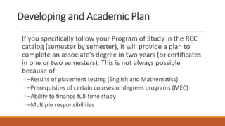 Developing and academic plan | PPTX
