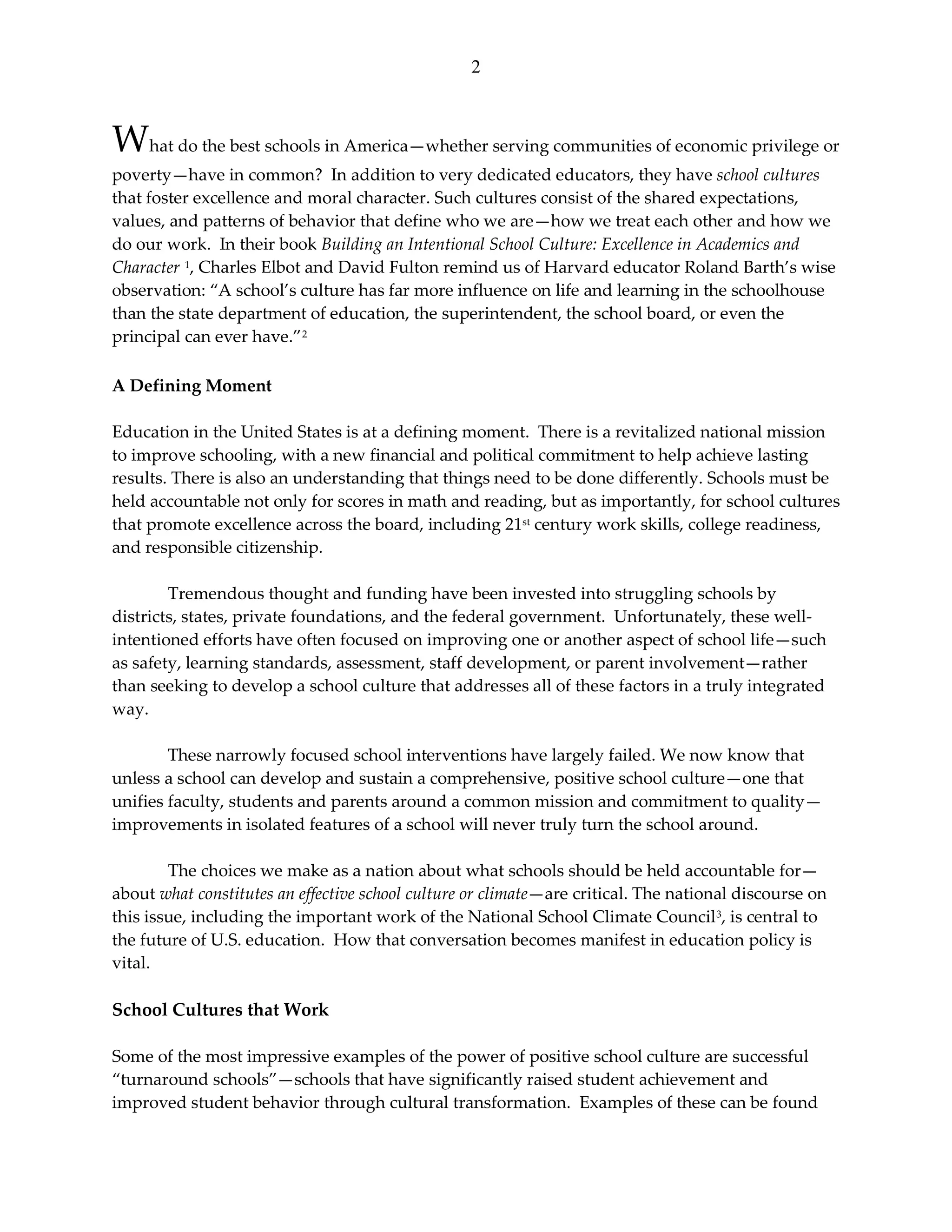 Developingand assessing schoolculture | PDF