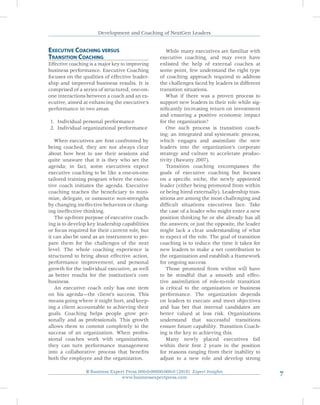 Developing and Coaching of NextGen Leaders (2018) | PDF