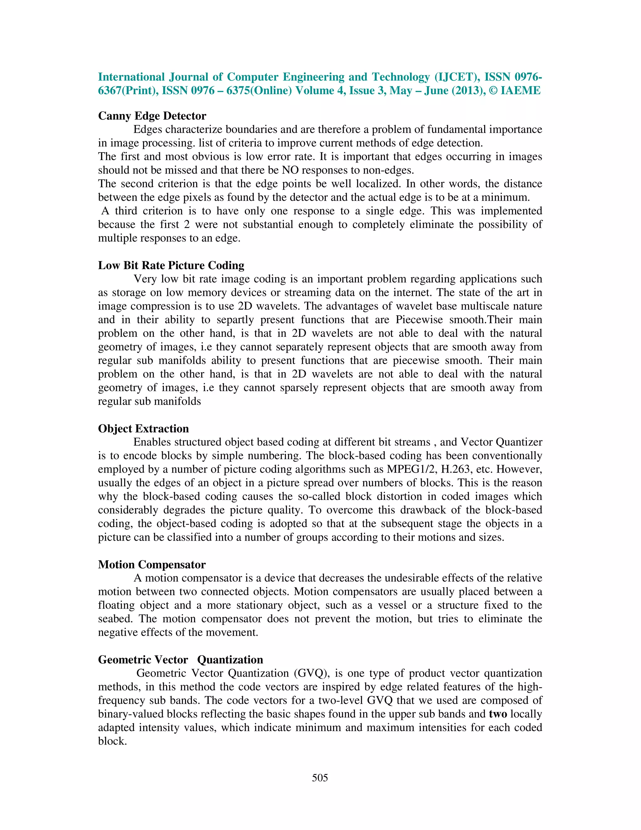 Developing and comparing an encoding system using vector quantization & | PDF