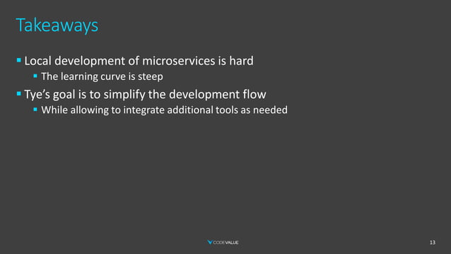 Developing and Deploying Microservices with Project Tye | PPT