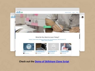 Developing An Effective e-Learning Platform From Ready-Made Script | PPTX