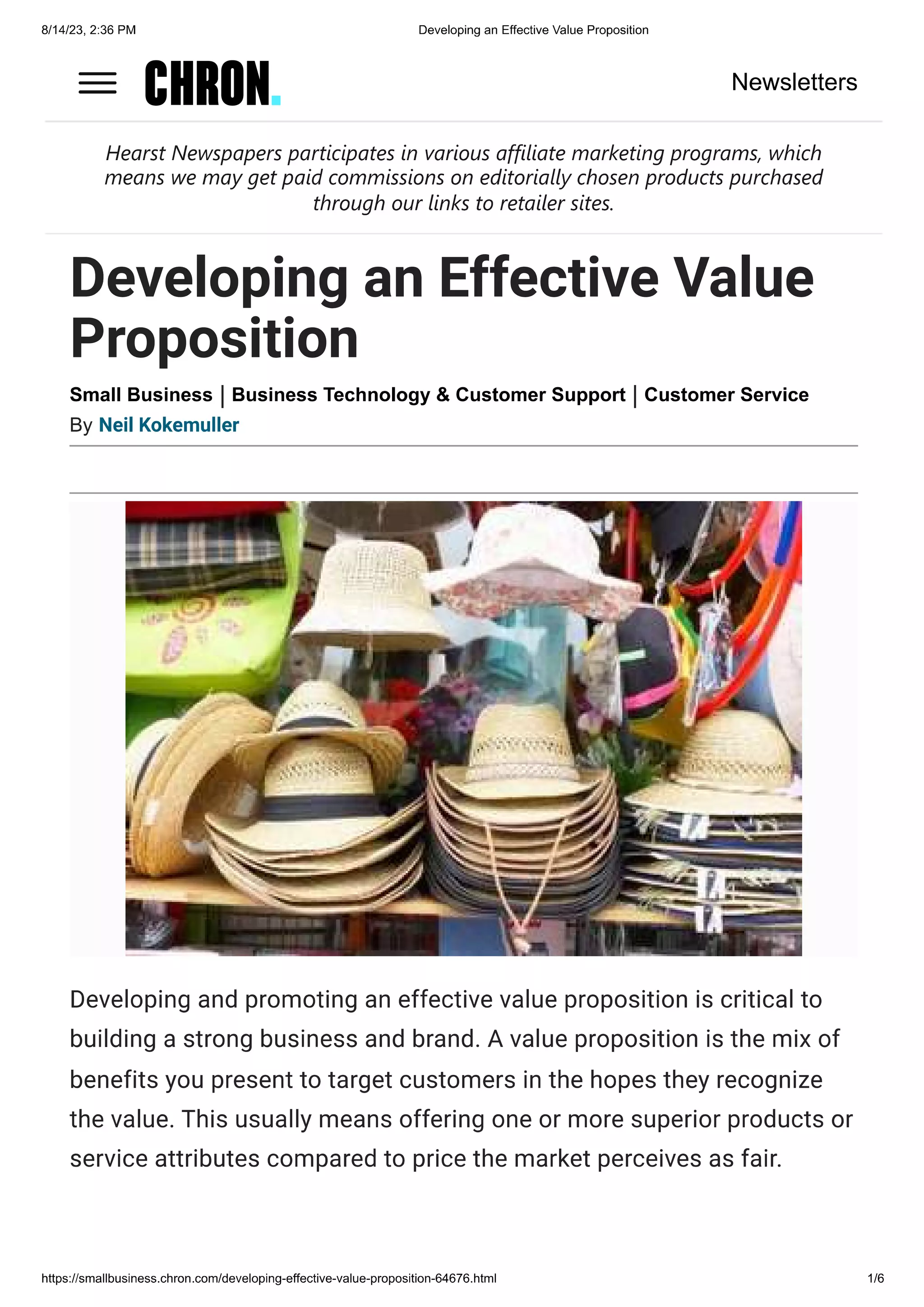 Developing an Effective Value Proposition.pdf