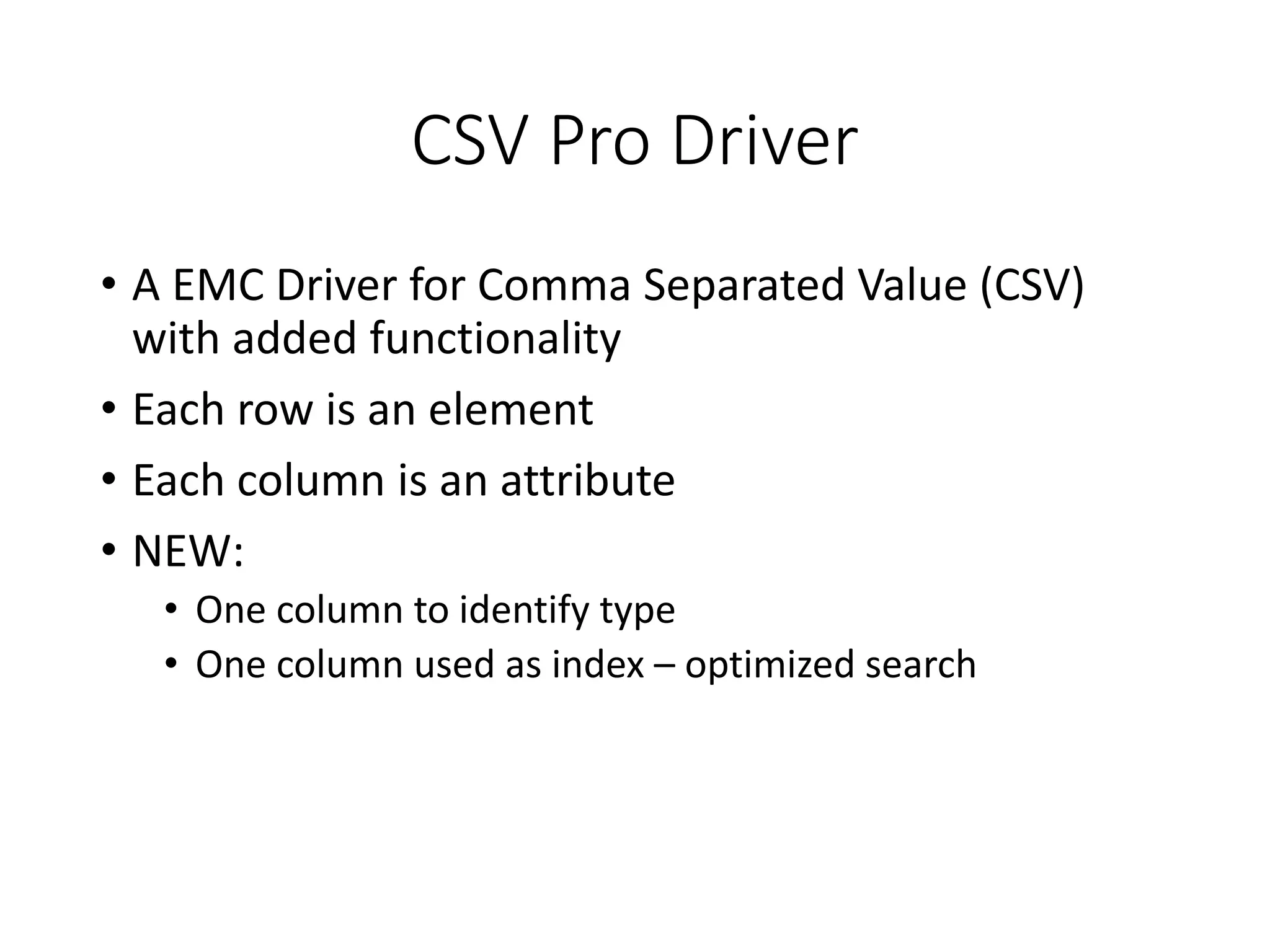 Developing a new Epsilon EMC driver | PPT