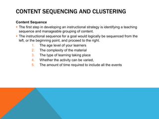 Developing an instructional strategy | PPTX