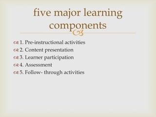 Developing an instructional strategy8 | PPT