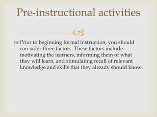 Developing an instructional strategy8 | PPT