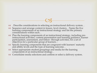 Developing an instructional strategy8 | PPT
