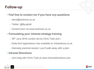 Developing an Intranet Strategy | PDF