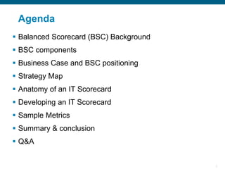 Developing an IT Scorecard Using the Balanced Scorecard Approach | PPT