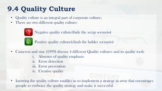 Developing a quality culture | PDF