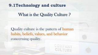 Developing a quality culture | PDF