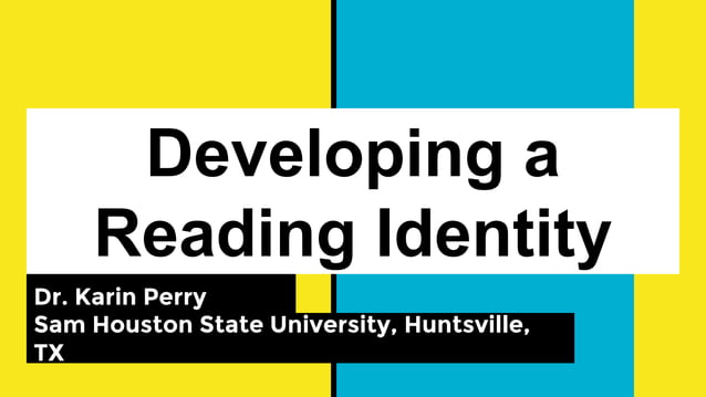 Developing a Reading Identity | PPTX