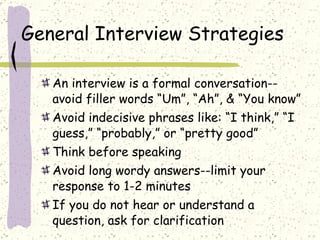 The Art of Interviewing | PPT