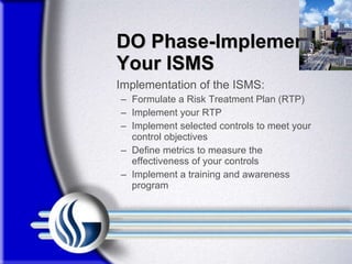 Developing A Risk Based Information Security Program | PPT