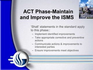 Developing A Risk Based Information Security Program | PPT