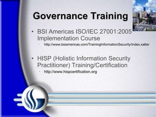 Developing A Risk Based Information Security Program | PPT