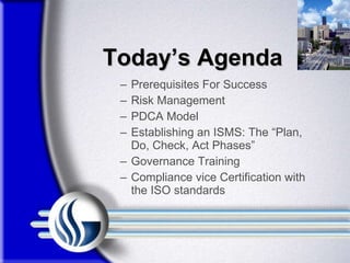 Developing A Risk Based Information Security Program | PPT