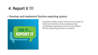 Developing a safety culture | PPTX
