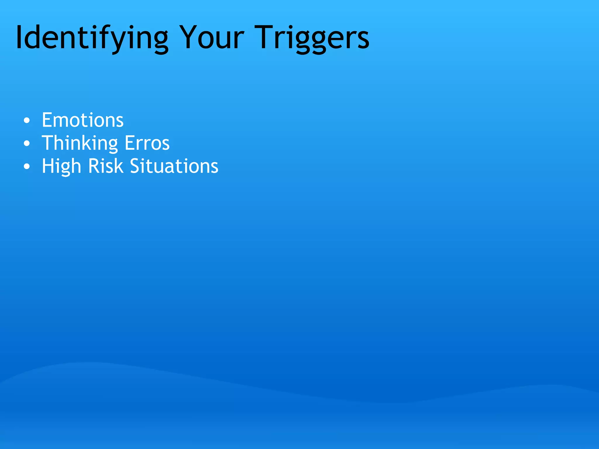 Developing A Sober Plan | PPT